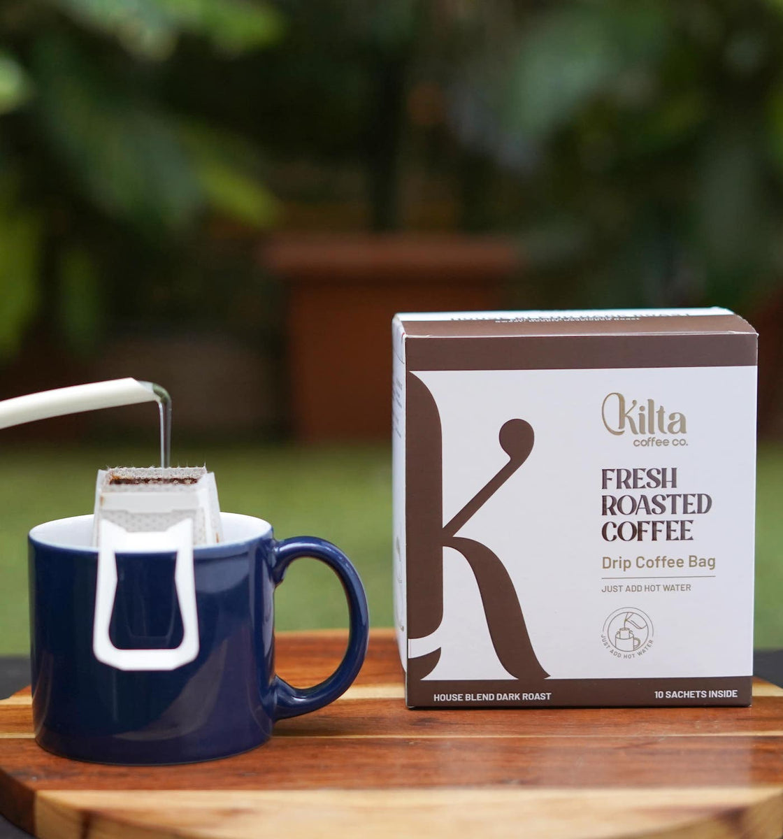 Buy Easy Pour Roast Coffee Brew Bags (Box of 10 Sachets), Buy Dark ...